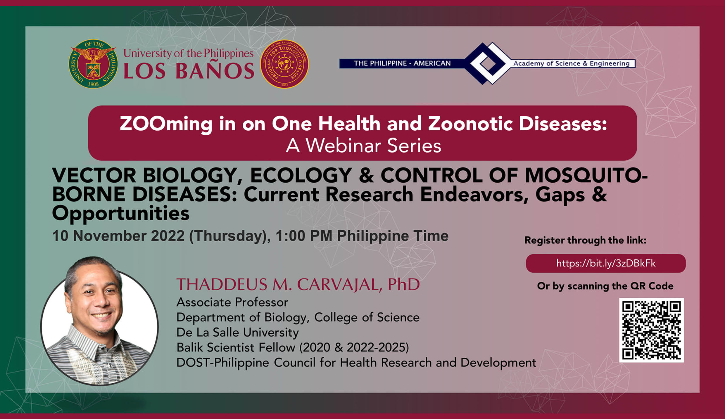 UPLB to hold second webinar on zoonotic diseases UPLB to hold second webinar on zoonotic diseases